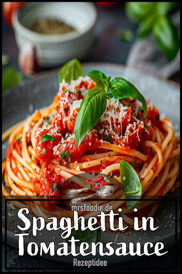 Einfache Spaghetti mit Tomatensauce - mrsfoodie.de