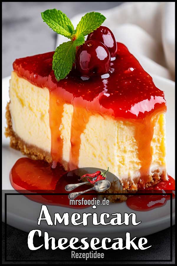 American Cheesecake - Einfach Unwiderstehlich! - mrsfoodie.de