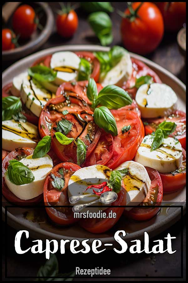 Caprese-Salat: Ein italienischer Klassiker, der begeistert - mrsfoodie.de